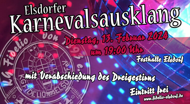 Elsdorfer Karnevalsausklang am Veilchendienstag – Fidelio-Elsdorf.de